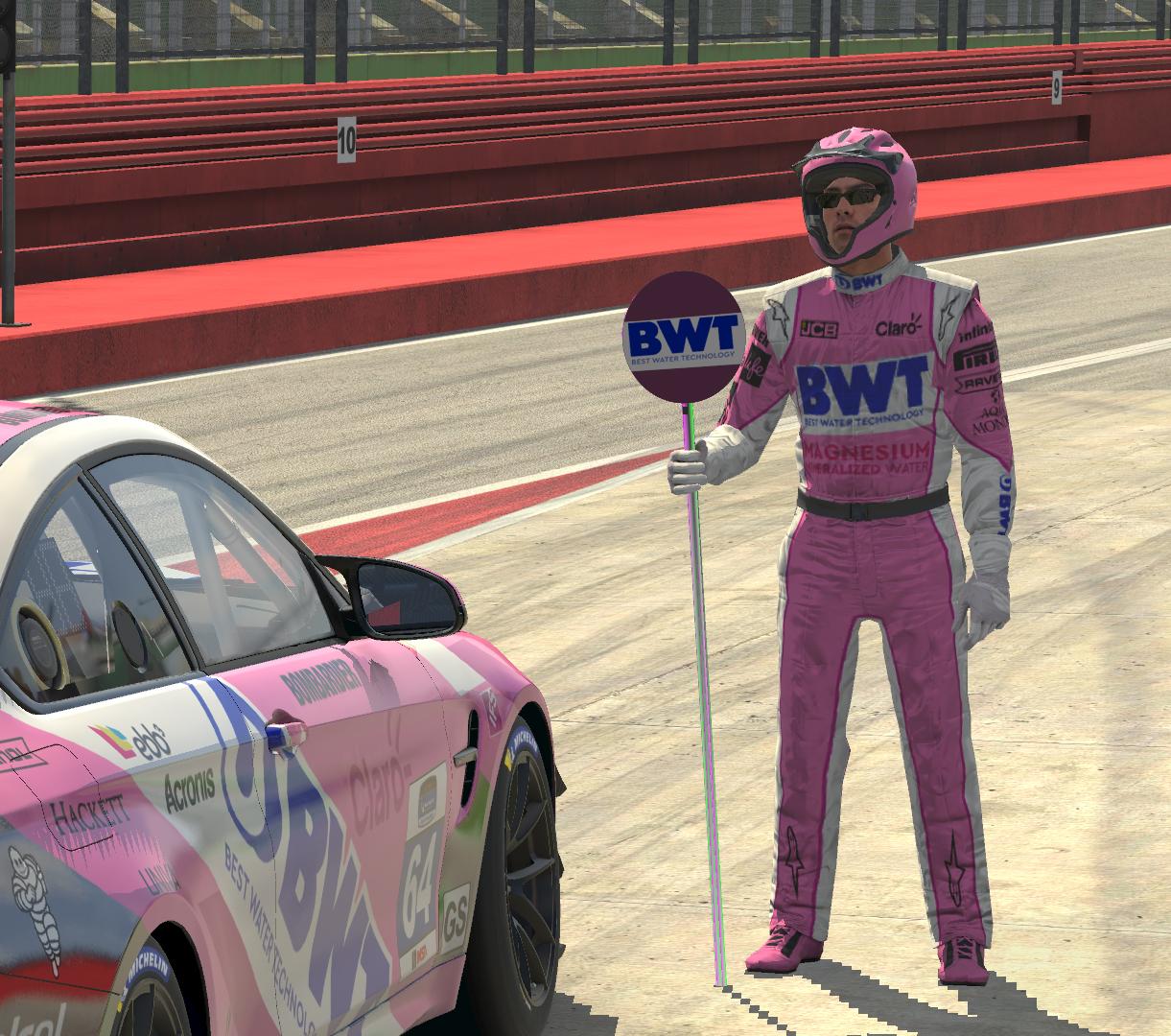 BWT Racing Point Driver Suit by Warren McGary - Trading Paints