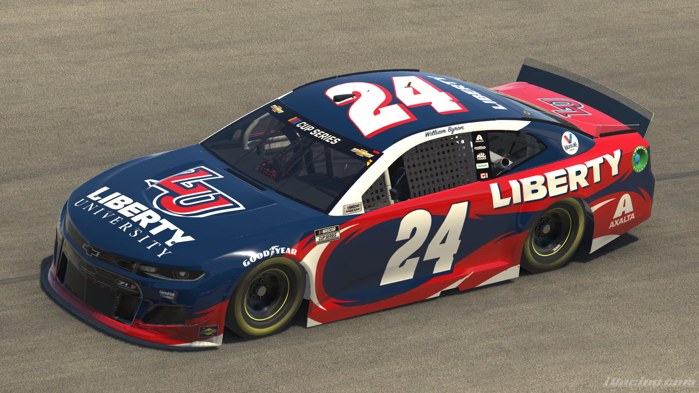 2021 Fictional William Byron Liberty University (Custom Number) by Ryan ...