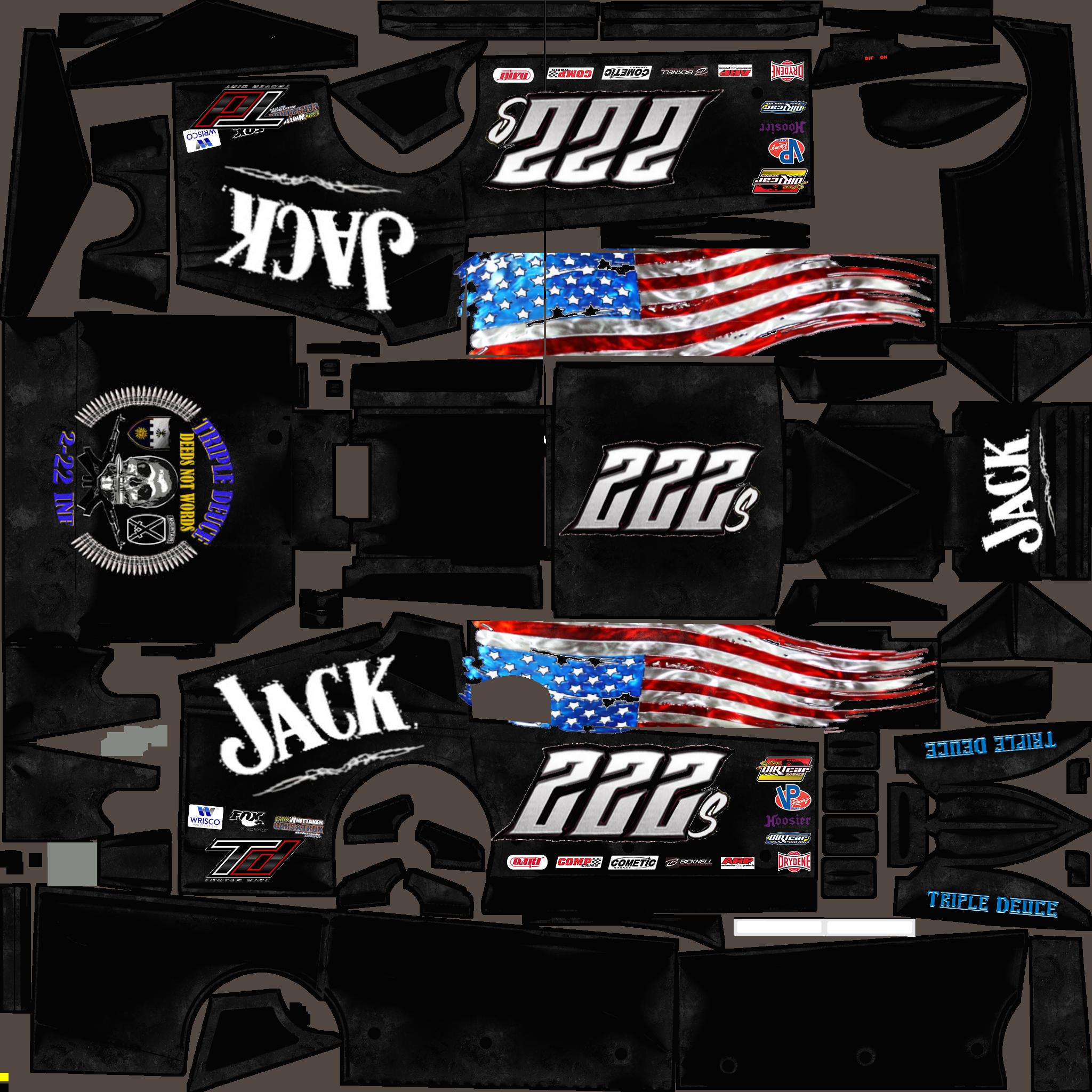 Jack 222 Dirt Modified by Greg Sweet2 - Trading Paints