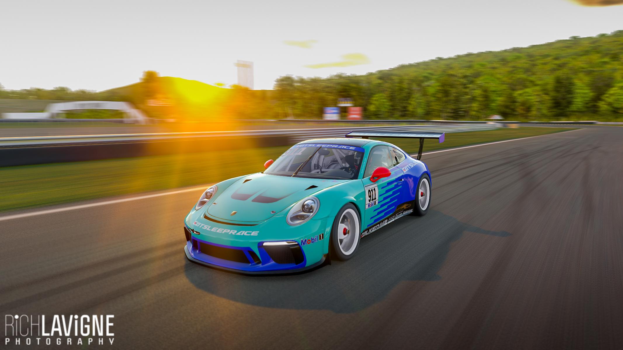EatSleepRace 911 Cup Falken Inspiration by Richard Lavigne - Trading Paints