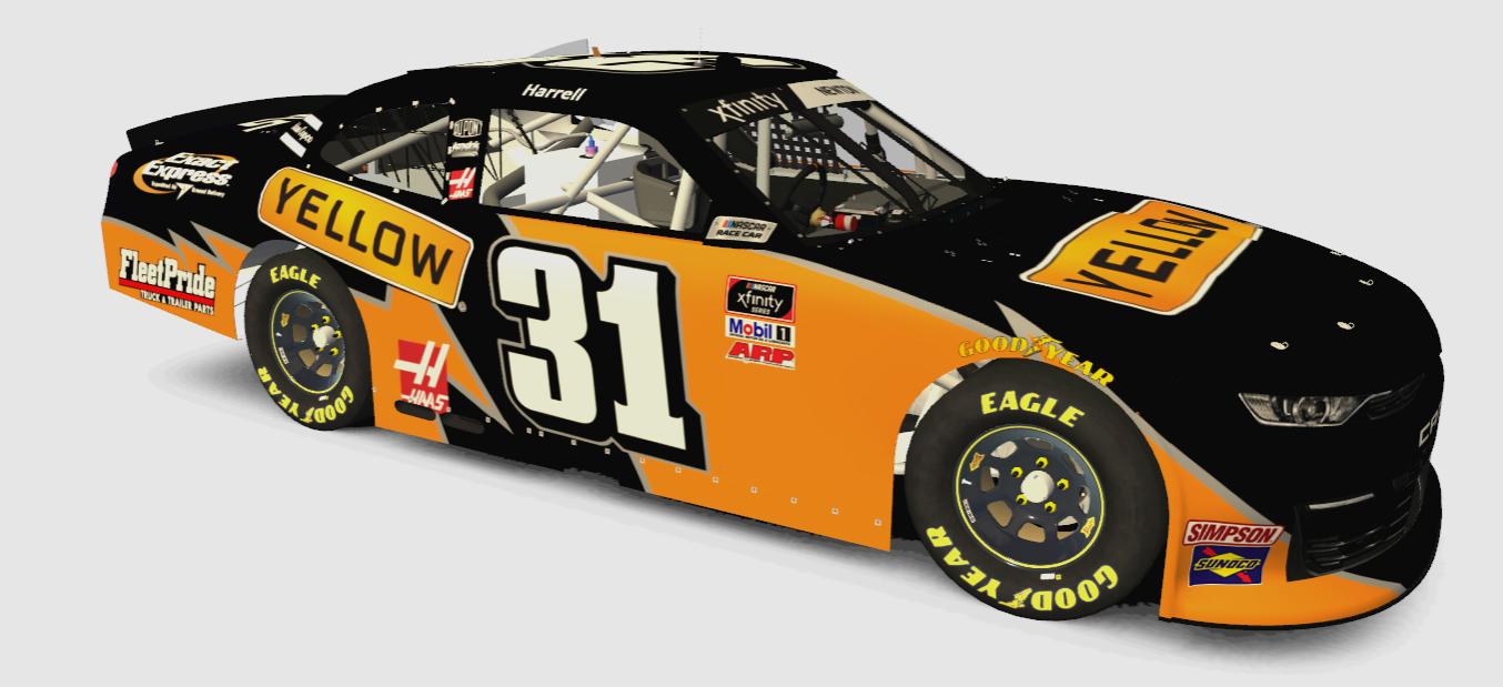 Johnny Sauter 2007 Yellow Camaro B Class (Has custom namerail) by Gavin ...