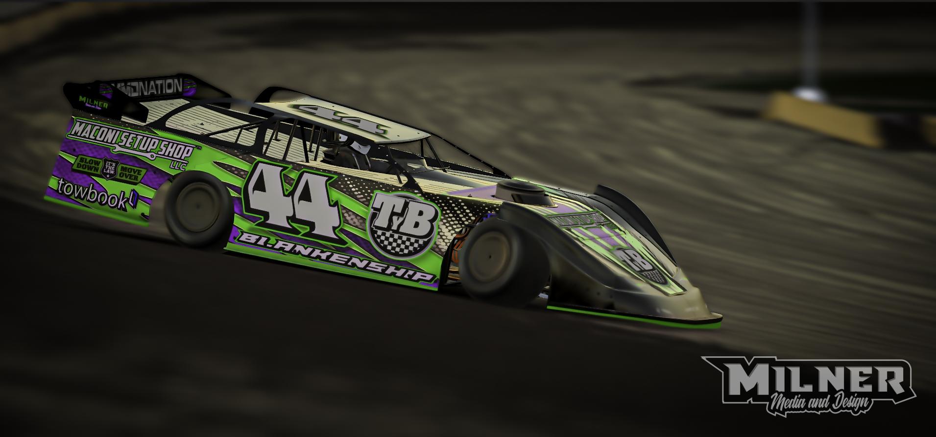 Tyler Blankenships Dirt Latemodel by Charlie Milner - Trading Paints