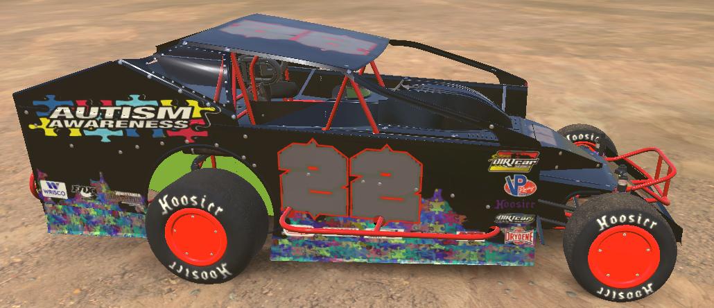 Autism Awareness Big Block Mod by Gene Calhoun III - Trading Paints