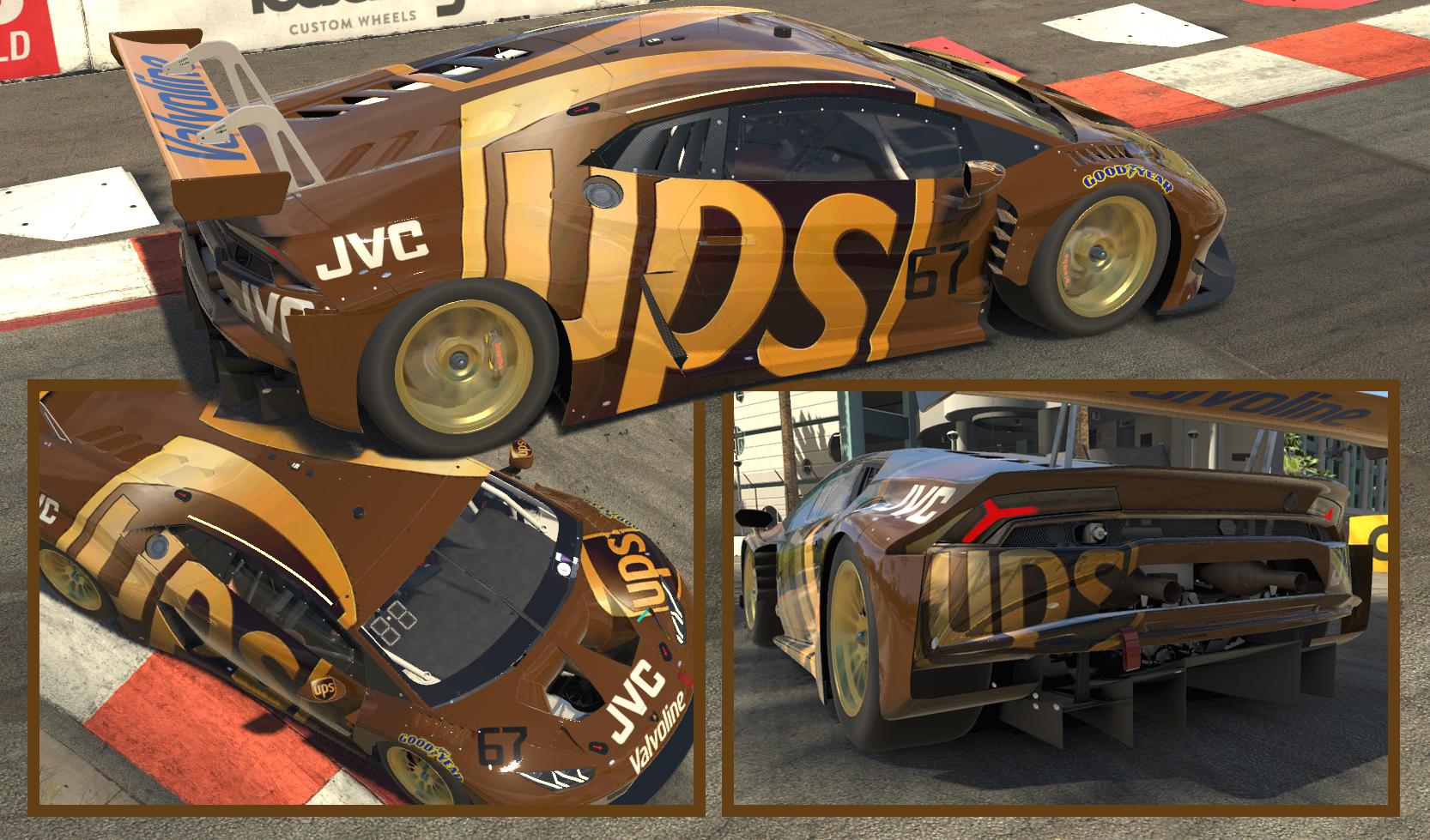 Lamborghini GT3 UPS by Clyde Coman - Trading Paints