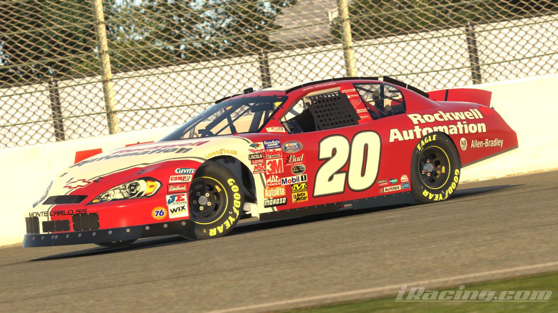 Aric Almirola Rockwell Automation 2007 by Aaron Bean - Trading Paints