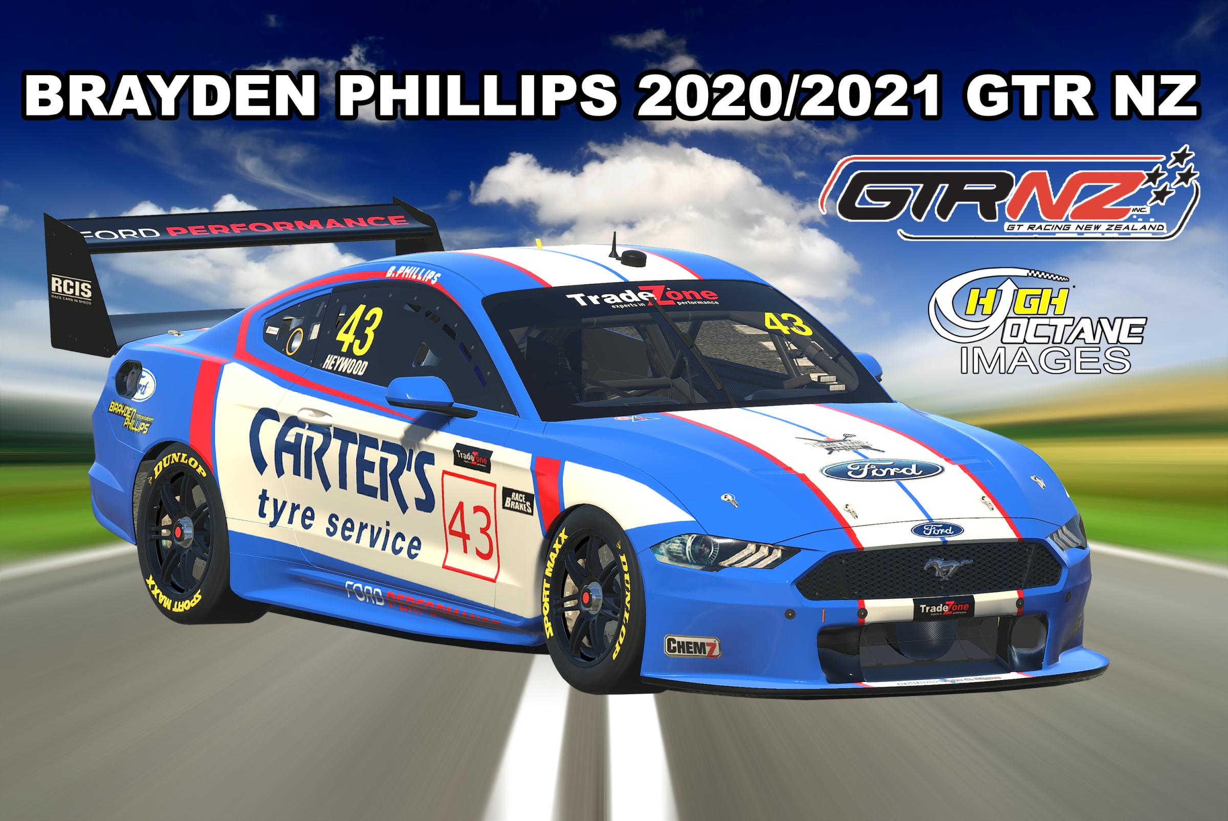 Brayden Phillips 2020/2021 GTR NZ by Matt Heywood - Trading Paints