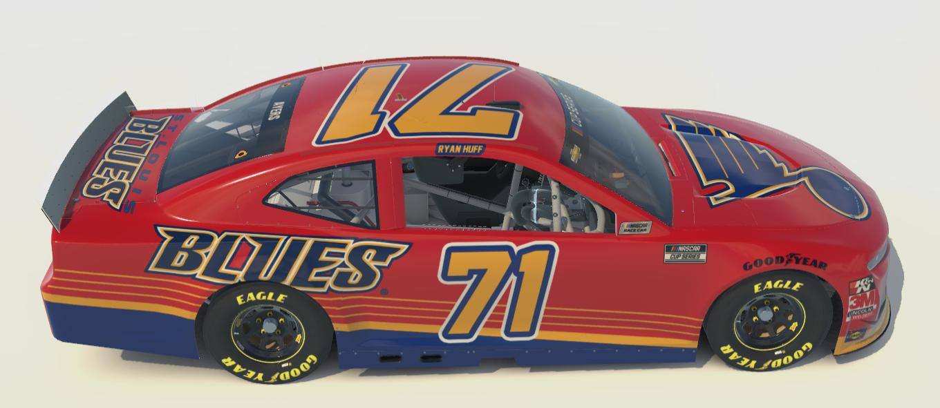 Ryan Huff St Louis Blues Camaro by Steven Ayers Jr - Trading Paints