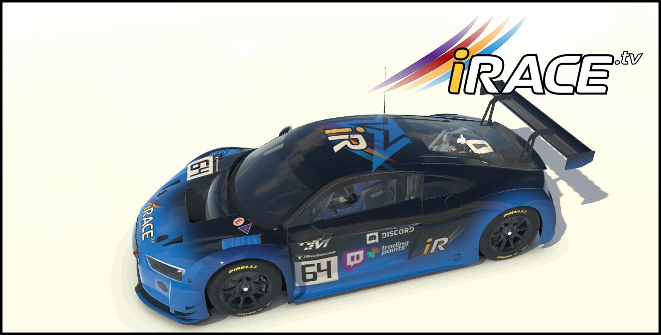 iRace.tv R8 GT3 (Blue) by Tom J W. - Trading Paints