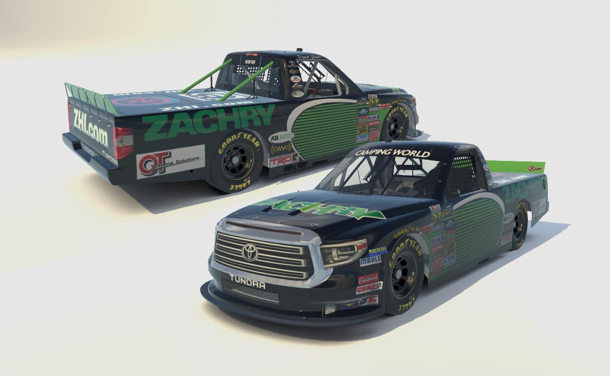 2011 #81 David Starr Zachry Toyota Tundra No Numbers by Marshall Newton ...