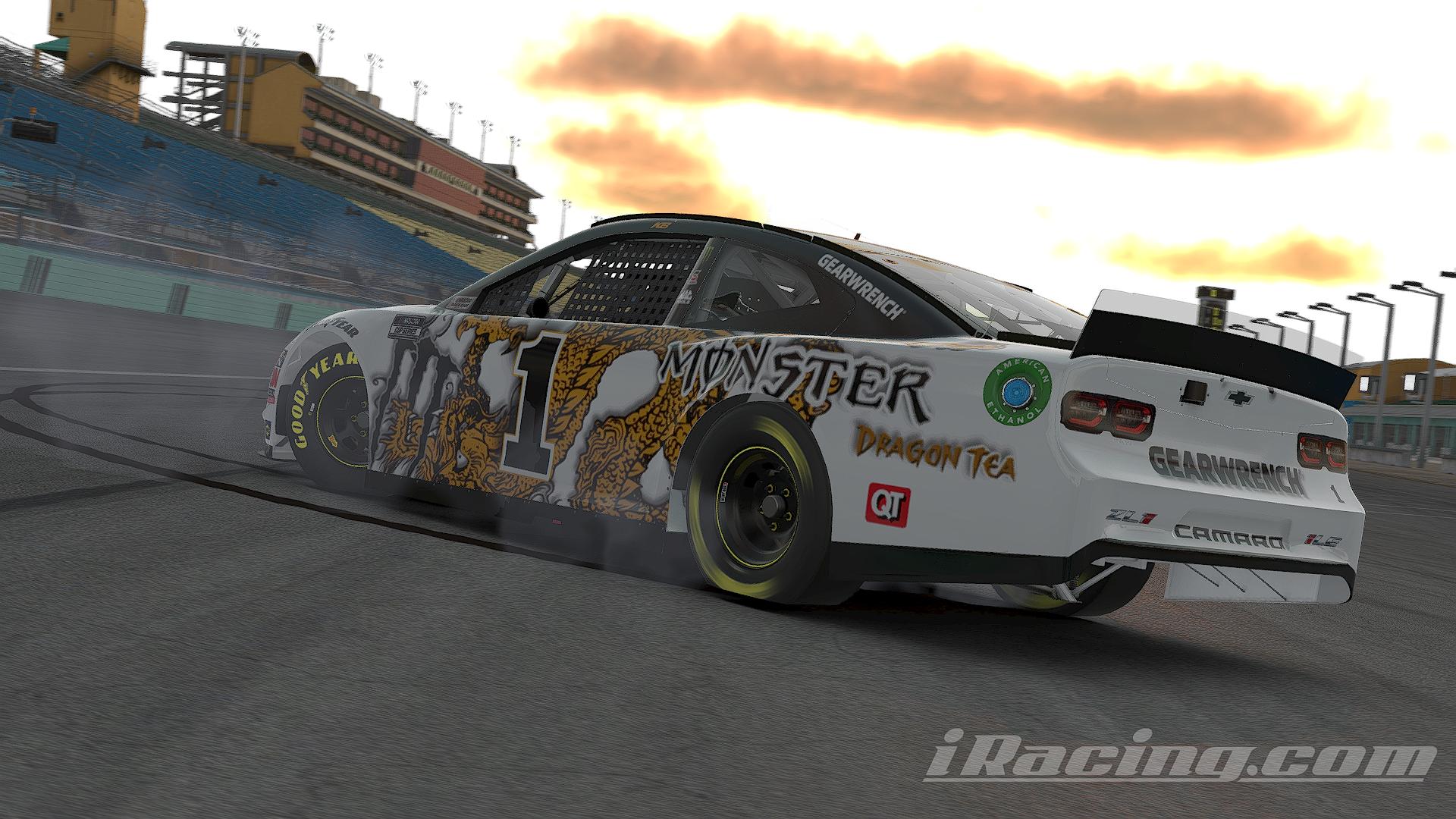 Kurt Busch 2020 Chevy Camaro Monster Dragon Tea (SIM STAMP) by Alan H ...
