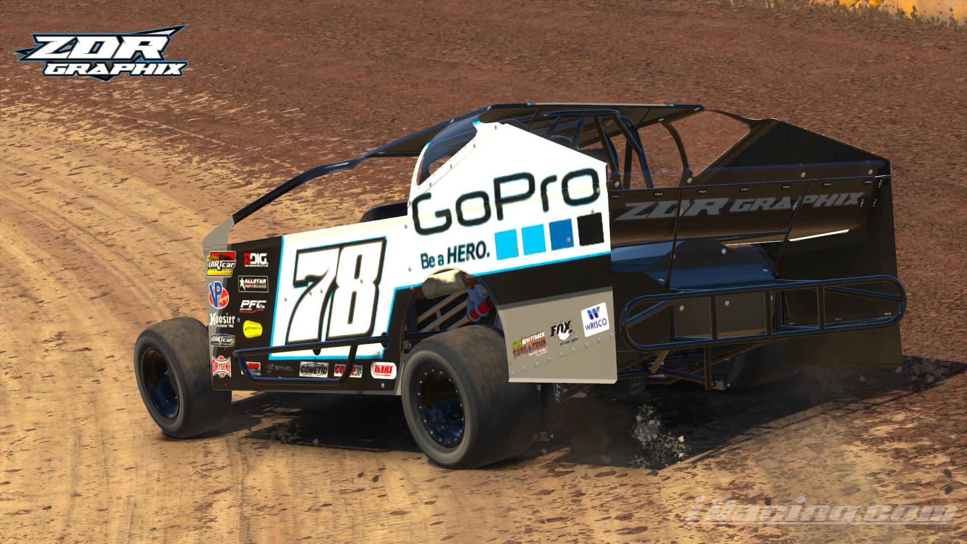 GoPro Custom Modified - No Number by Zack Doty - Trading Paints