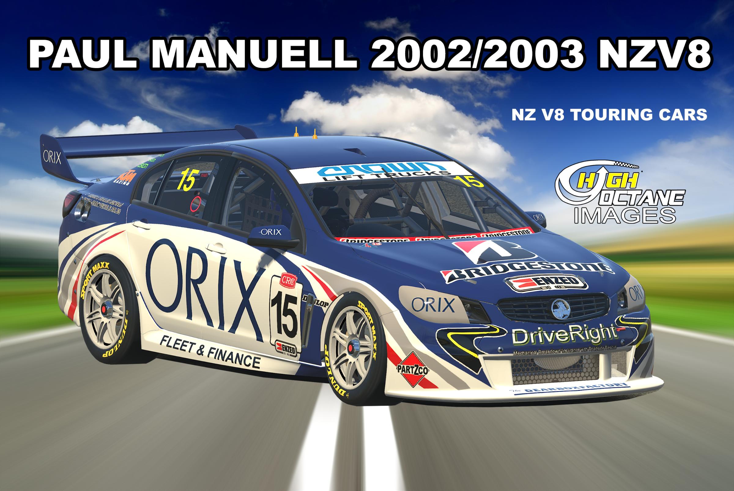 Paul Manuell 2002/2003 NZV8 by Matt Heywood - Trading Paints