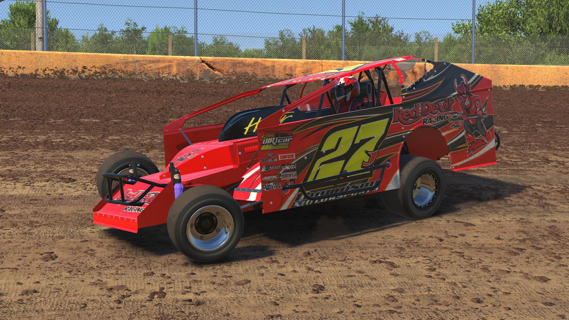 Matt Stewart Red Car Numbers by Dan Sider - Trading Paints