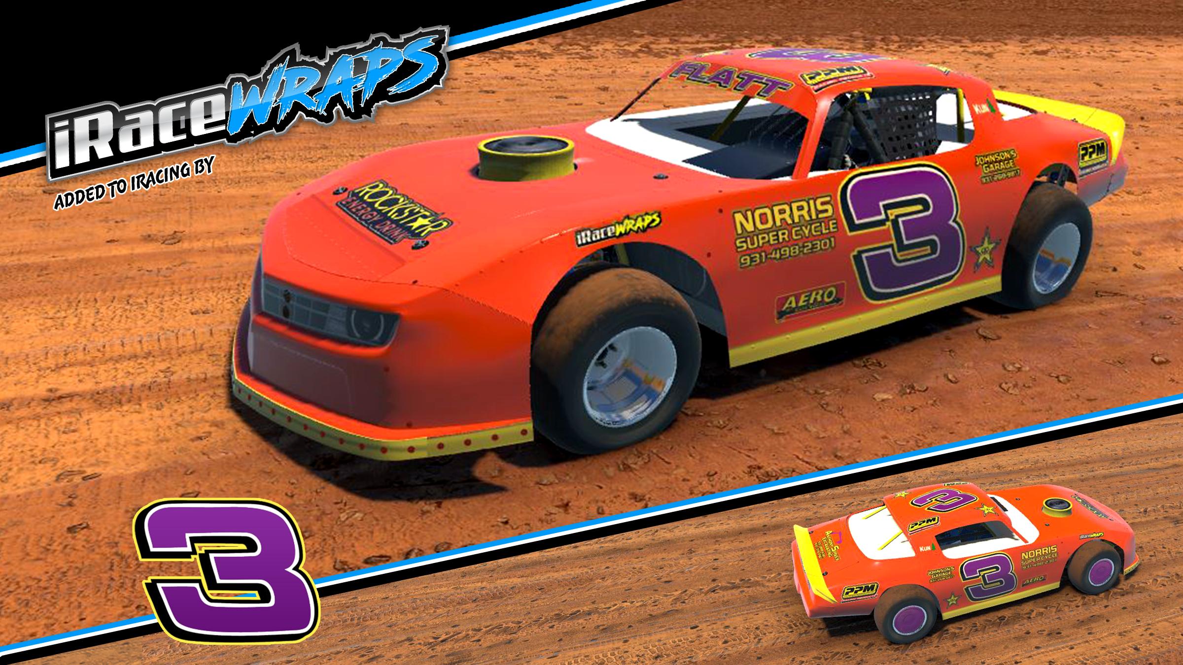 Chris Flatt - Dirt Street Stock by iRaceWraps by Michael E. - Trading ...