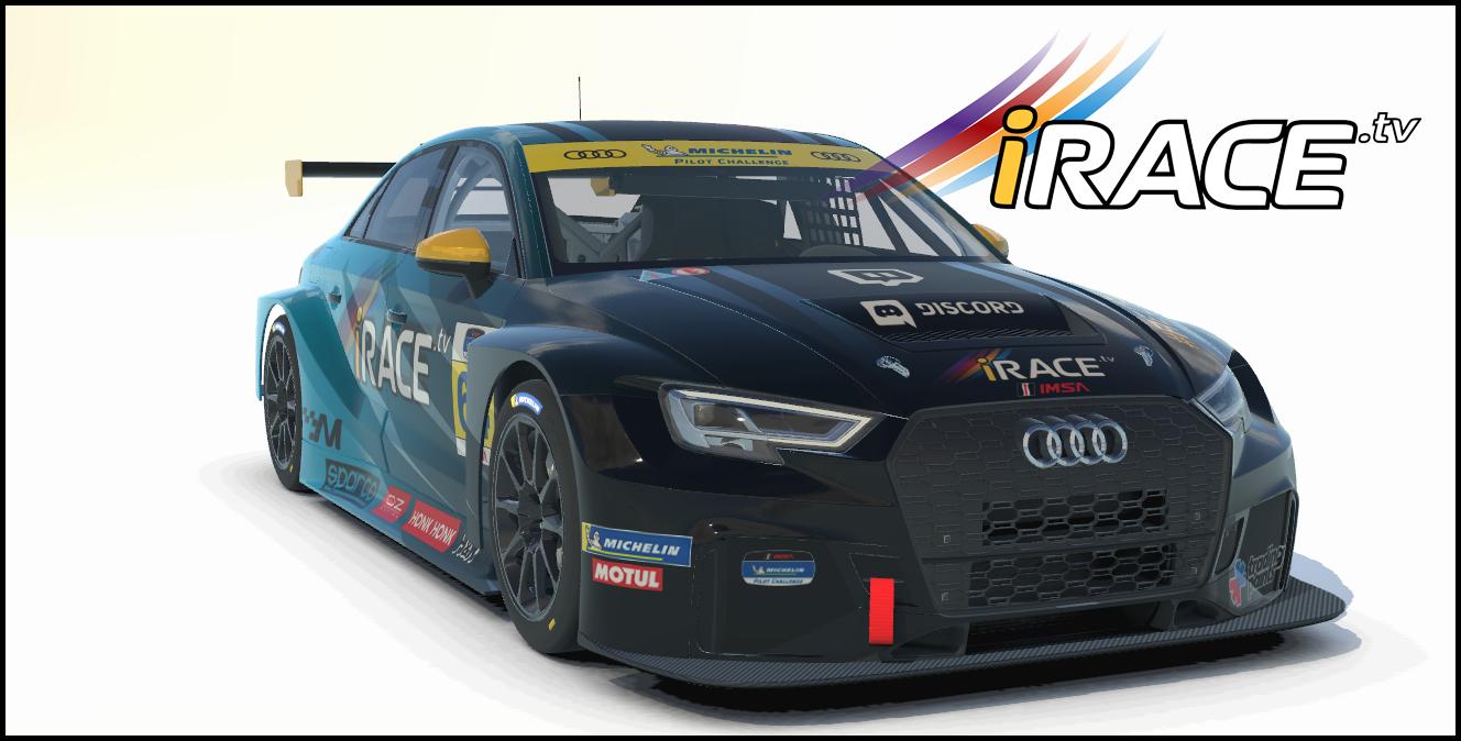 iRace.tv Audi RS3 LMS by Tom J W. - Trading Paints