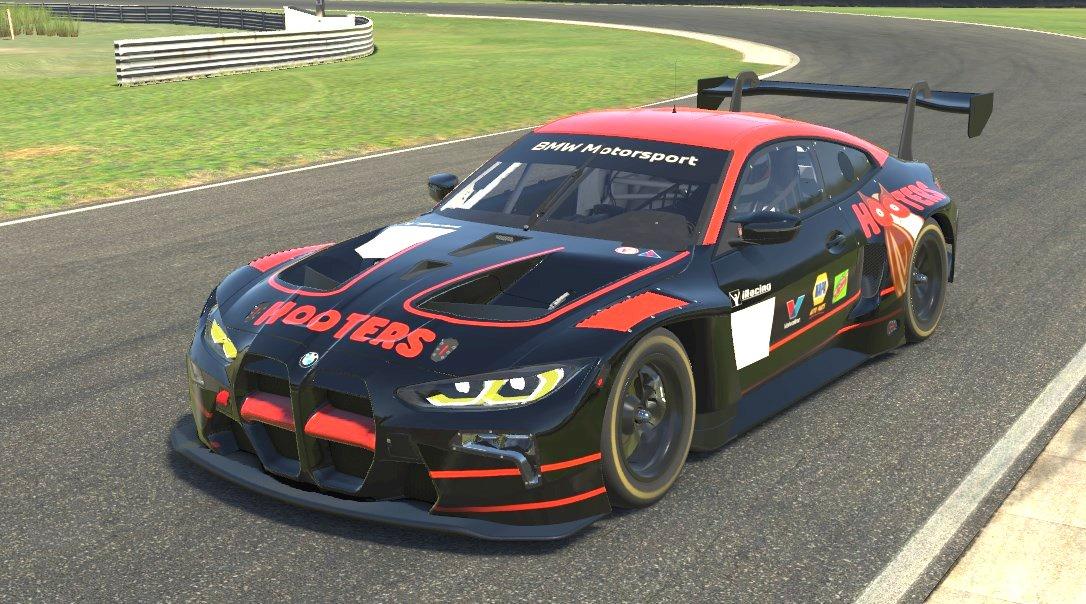 hooters night owl BMW M4 GT3 by Mark B. - Trading Paints