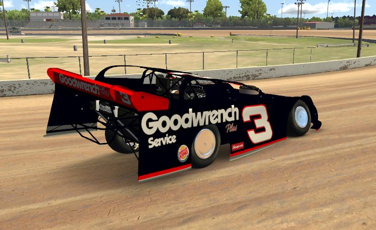 Dirt Late Model #3 Earnhardt car by Robert G Buffington - Trading Paints