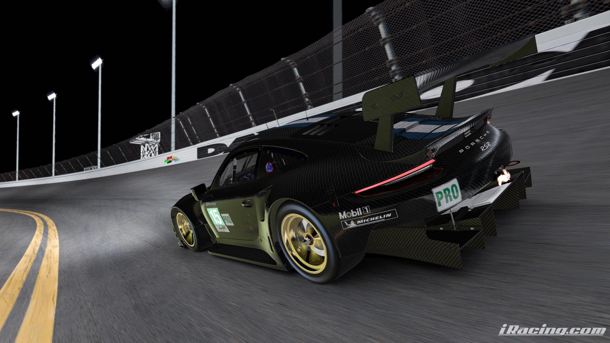 Porsche RSR Carbon blackout by Todd Rushing - Trading Paints