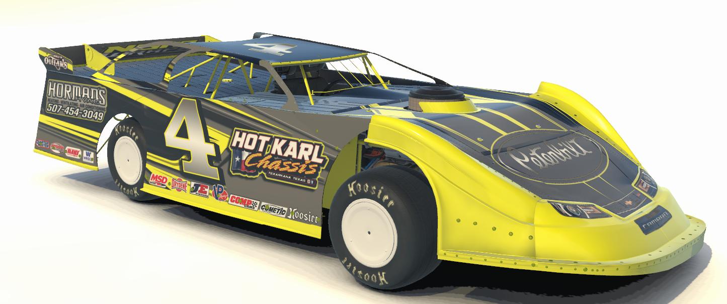 Logan Timms 20 Late Model by Derek Line - Trading Paints