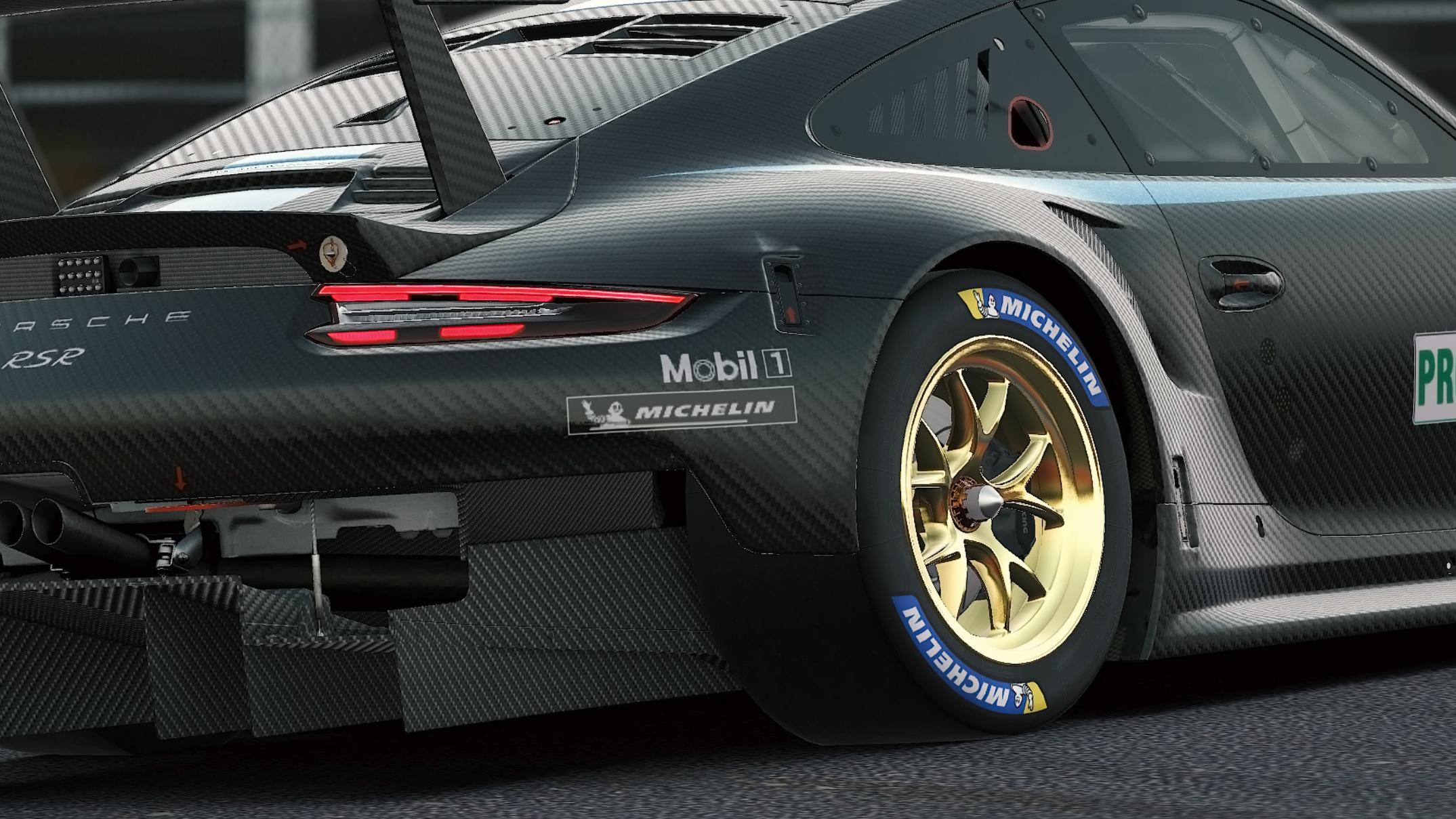 Porsche 911 RSR Satin Carbon Fiber by Todd Rushing - Trading Paints