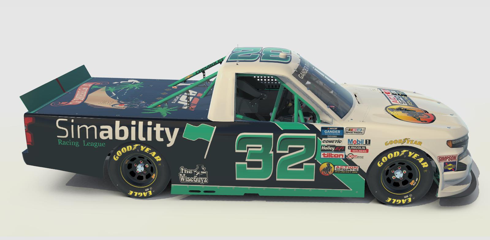 SimAbility / Action Sports Foundation by Billy Wise - Trading Paints