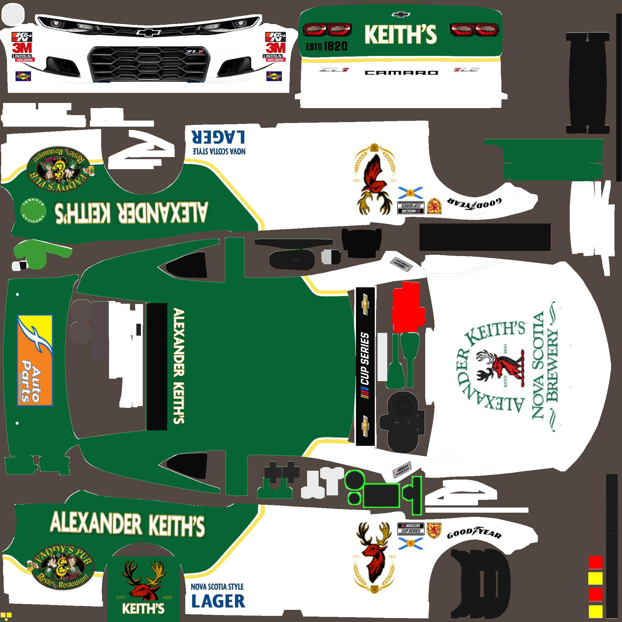 Alexander Keiths Chevrolet Camaro ZL1 by Scott Spidle - Trading Paints