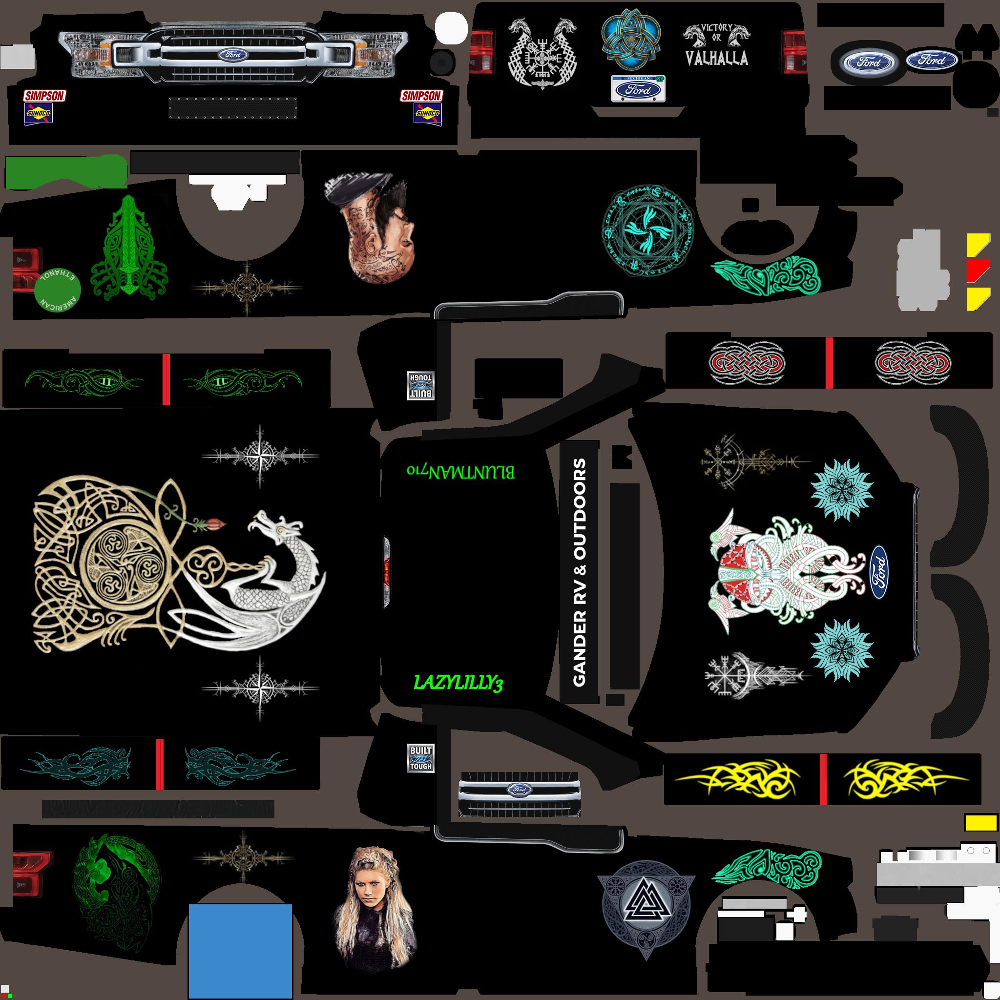 viking Ford F150 by Michelle L. - Trading Paints