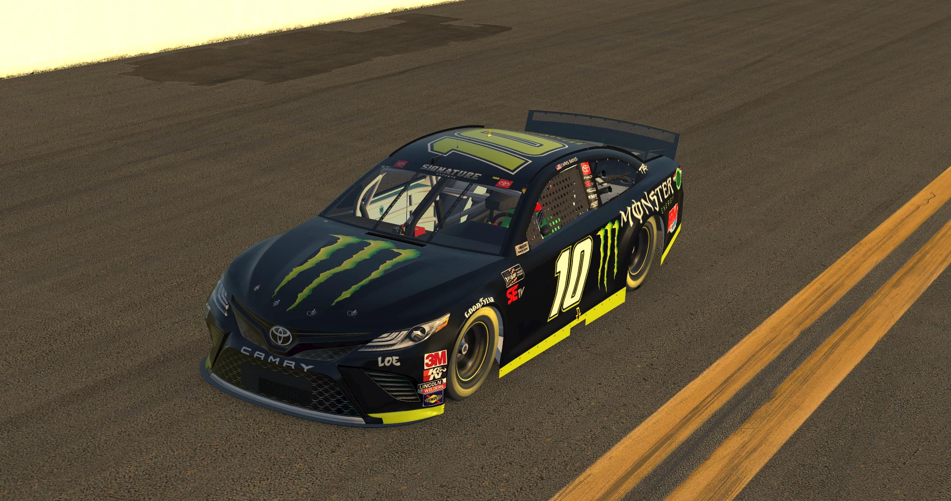 Chris Bates #10 Signature eSports Cup Car by Joe Sanchez - Trading Paints