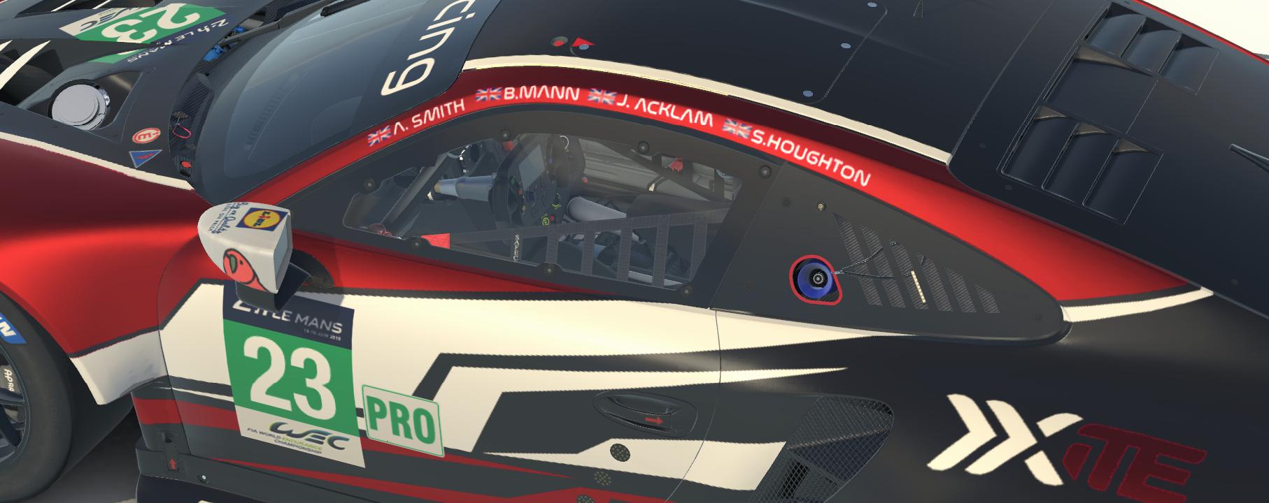 BRM Racing - Porsche 911 RSR GTE 2021 Daytona 24hrs Drivers Names by Billy Mann - Trading Paints