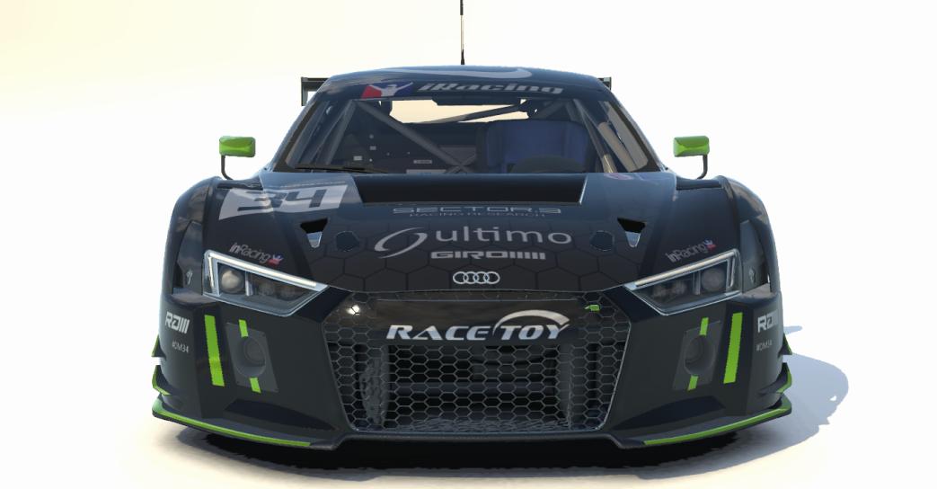 Audi R8 LMS GT3 Sprint Series Dark Metallic Rattlesnake Livery by David ...