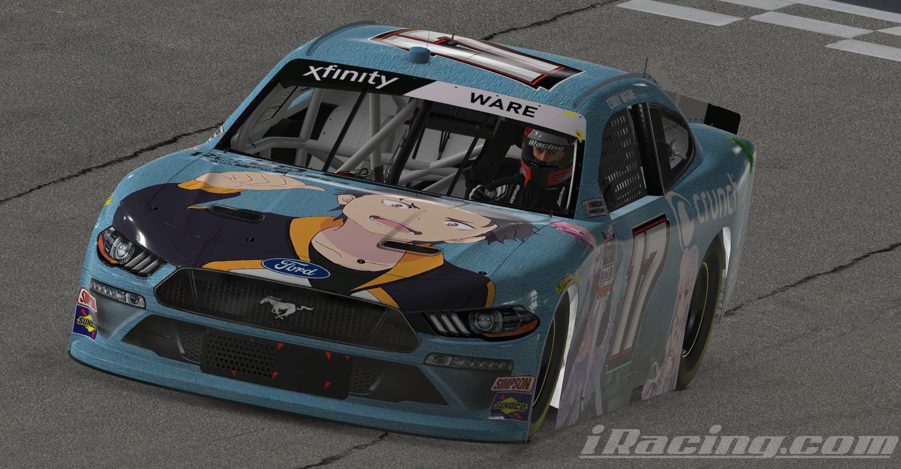 Cody Ware Crunchyroll Rick Ware Mustang (No Number) by Jon ME Peterson ...