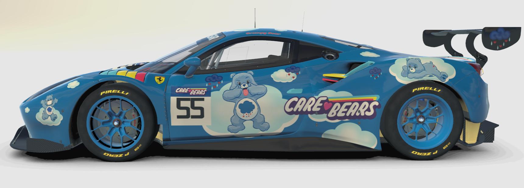 Care Bears - Grumpy Bear Ferrari 488 GT3 by Daniel Kranefuss - Trading ...