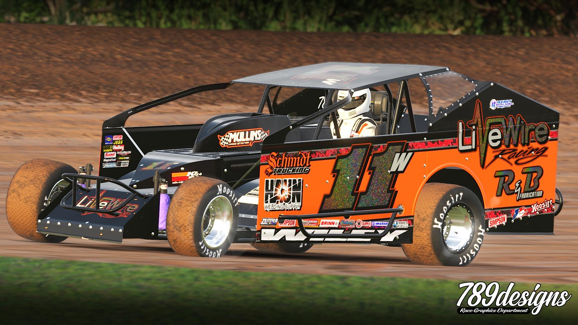 Nick Wiley Big Block Modified by Garrett Marshall - Trading Paints