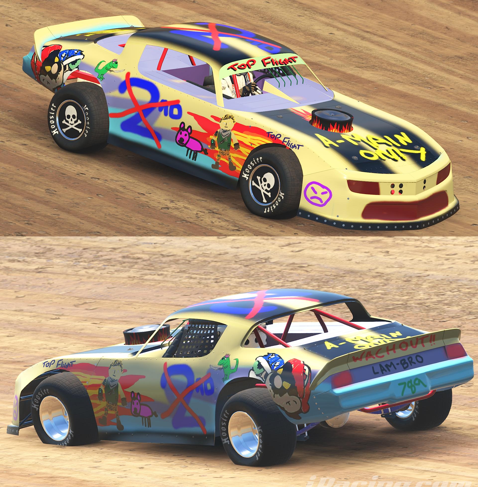 Justin Henson Derby Car by Garrett Marshall - Trading Paints