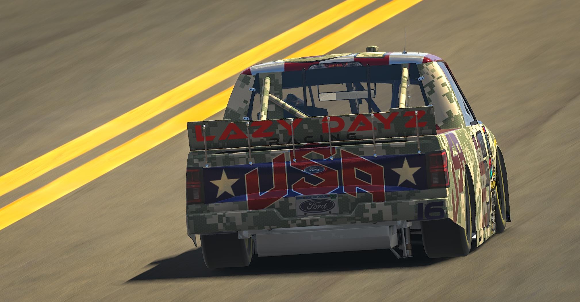 f150 USA Glass Lazy Days Racing #16 by Sam B. - Trading Paints