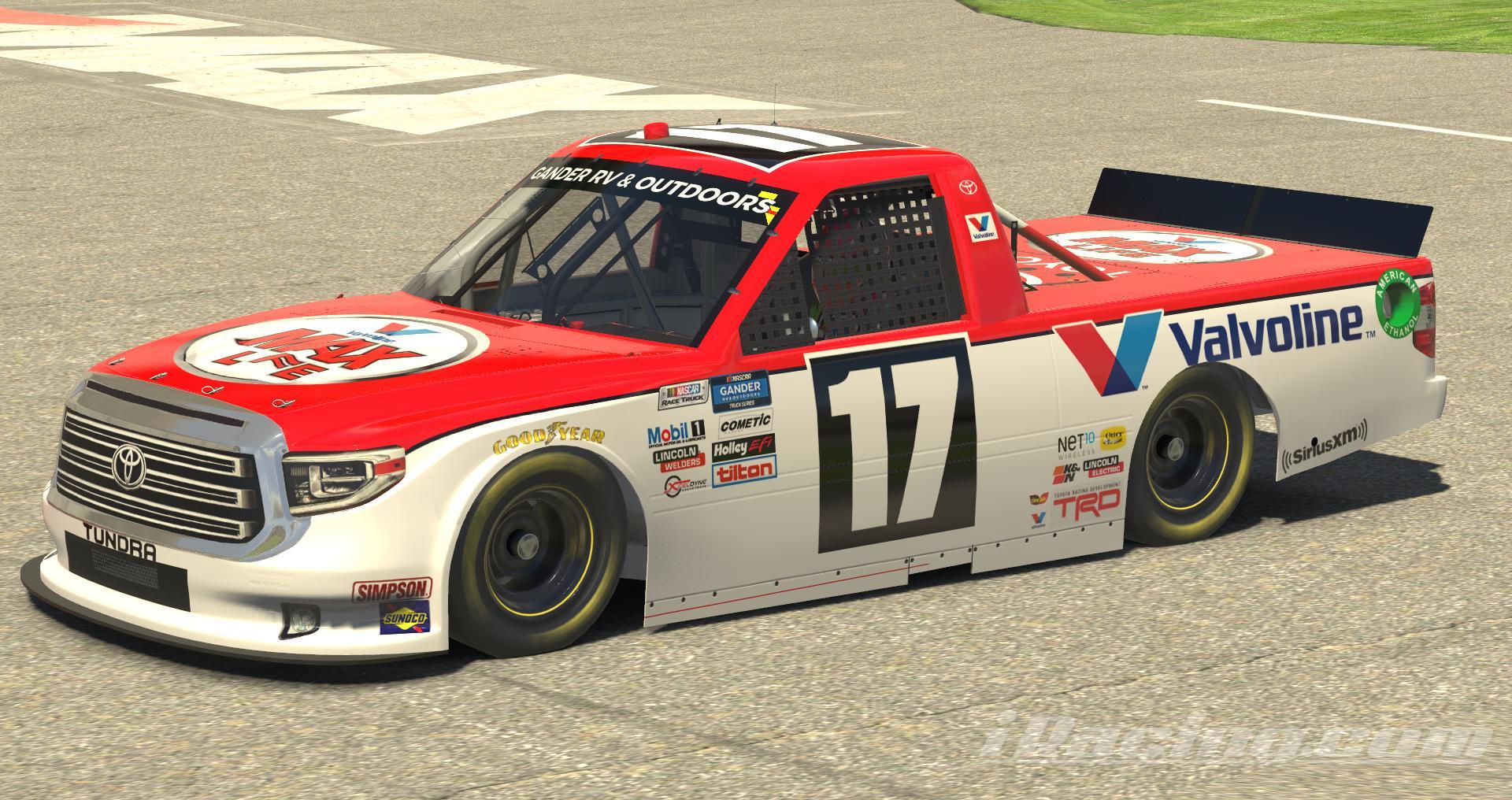 Throwback Timothy Peters 17 Valvoline Max Life Toyota Tundra by Jacob ...