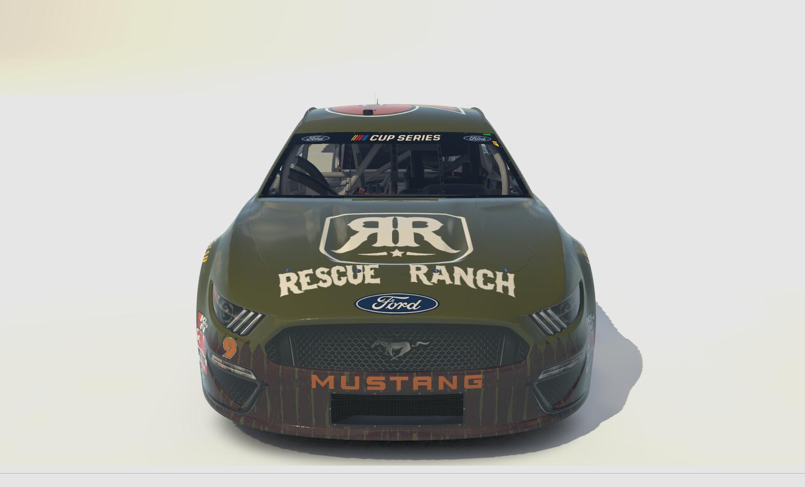 Rescue Ranch NASCAR Cup Series Ford Mustang by Travis C. - Trading Paints
