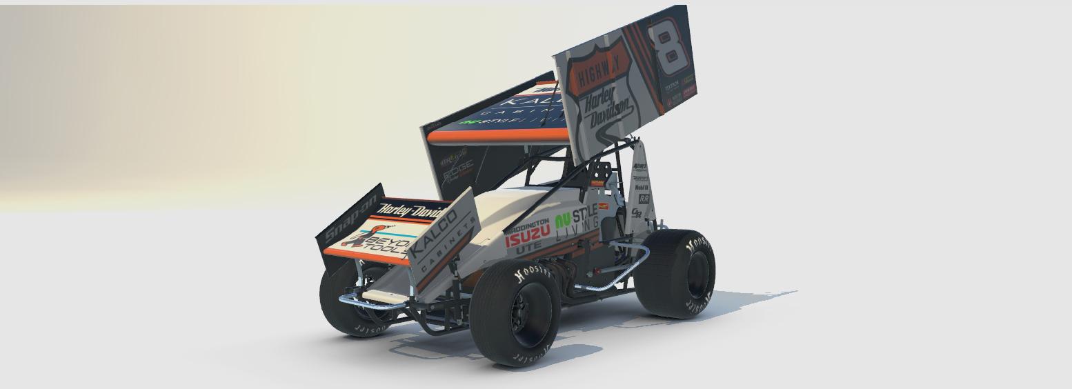 Highway Harley-Davidson Racing Team #8 by Cody Ronnie - Trading Paints