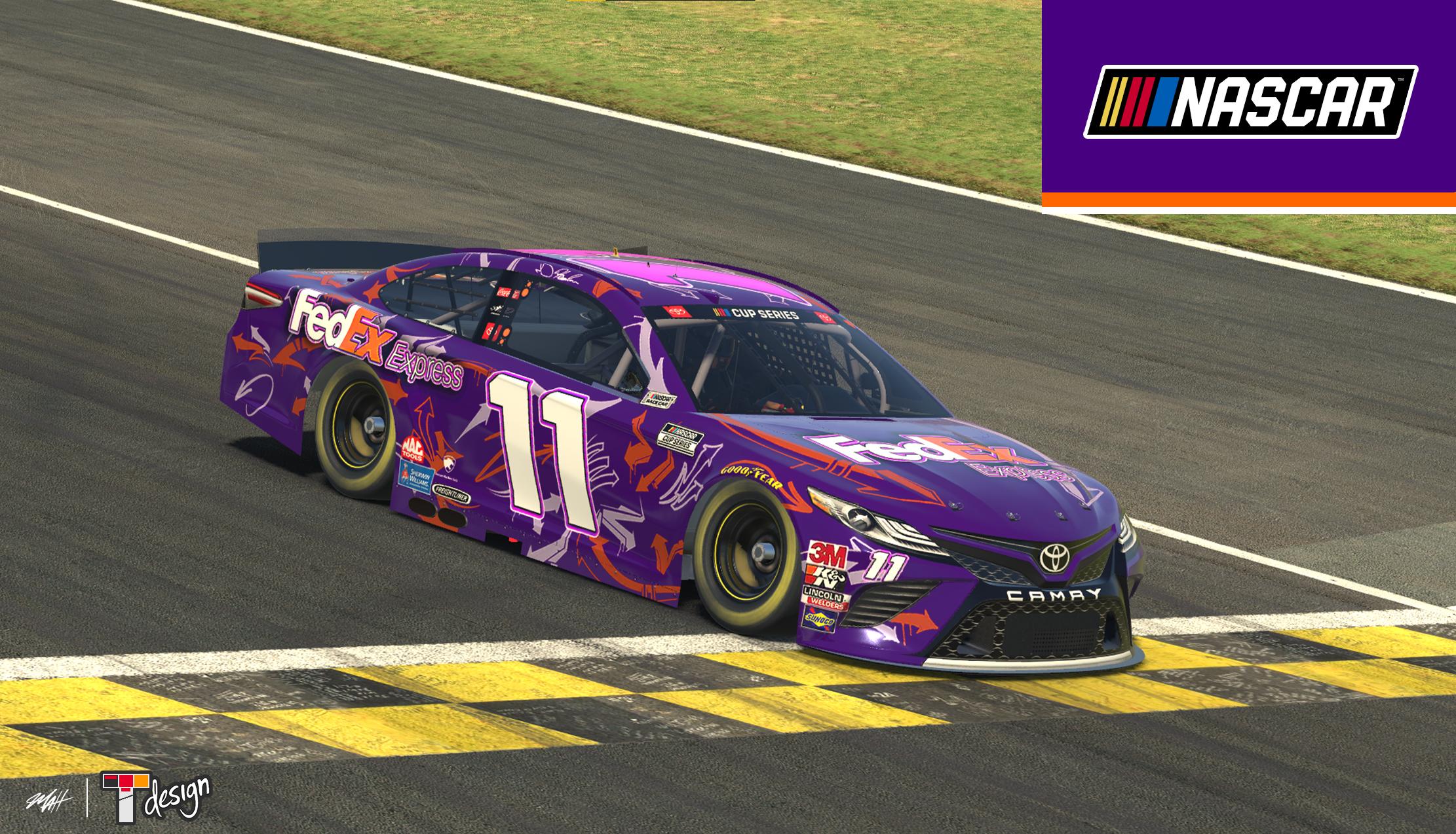 Hamlin FedEx Graffiti concept | Camry Cup Series - custom number - by ...