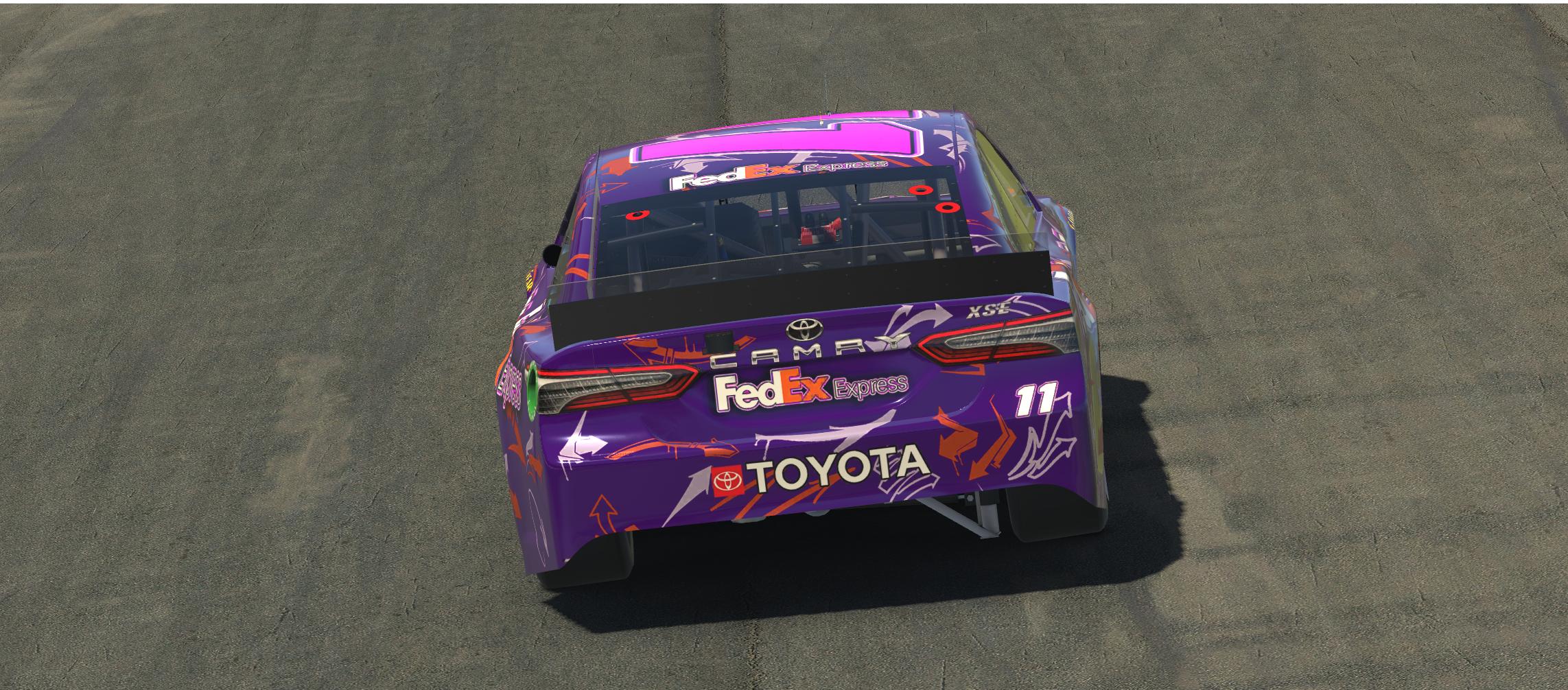 Hamlin FedEx Graffiti concept | Camry Cup Series - custom number - by ...