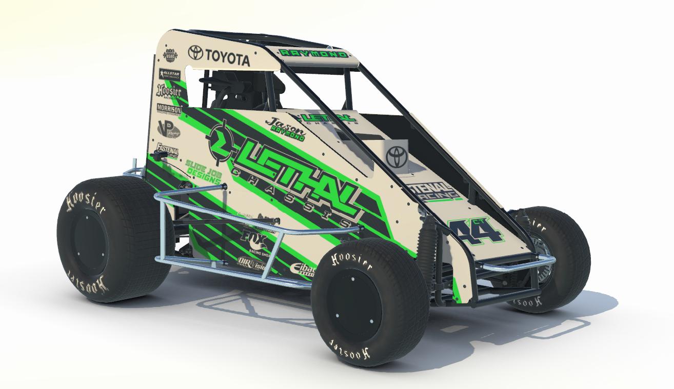 Lethal Chassis Midget by Kaden Law - Trading Paints