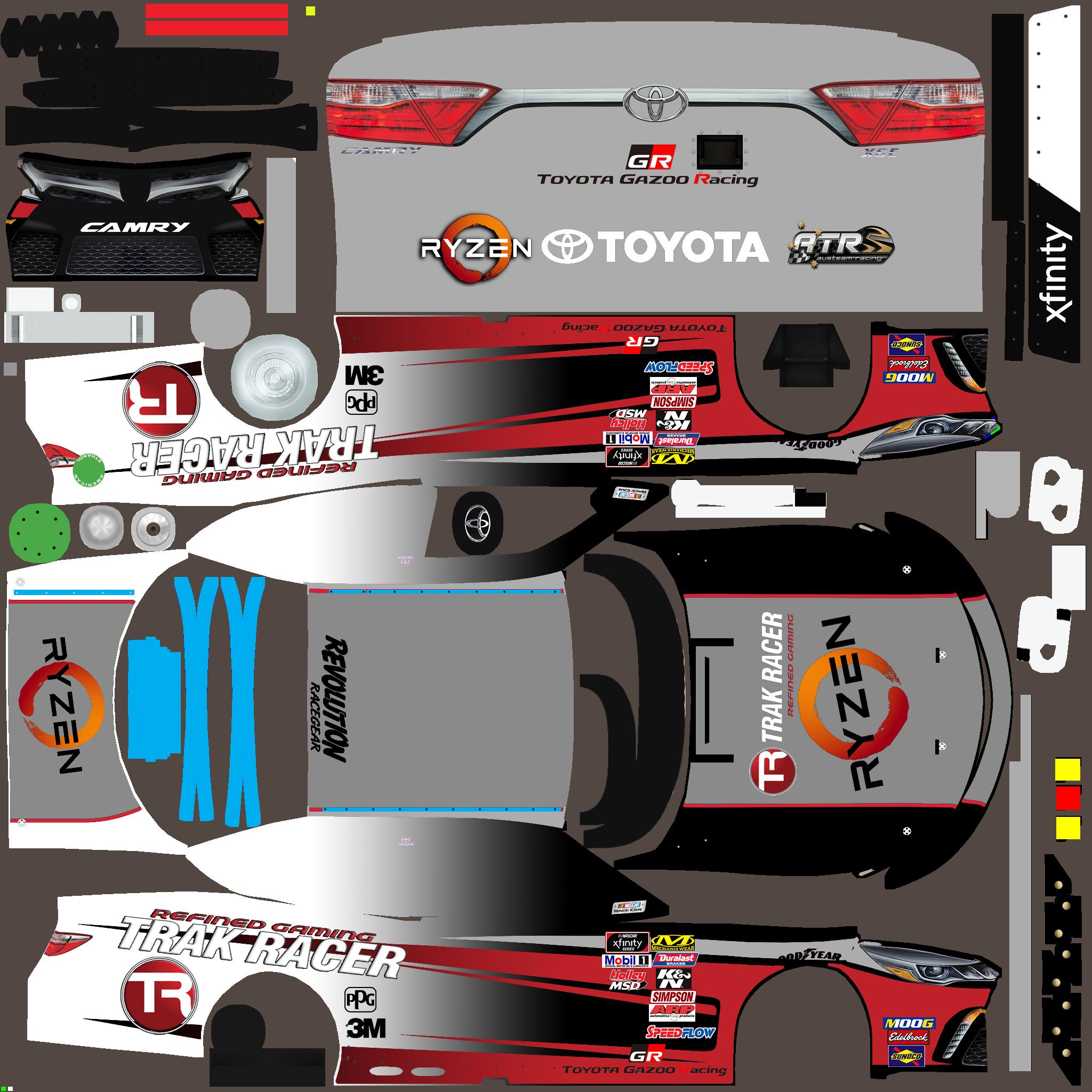 Track Racer Toyota Camry by Brett Fisher2 - Trading Paints