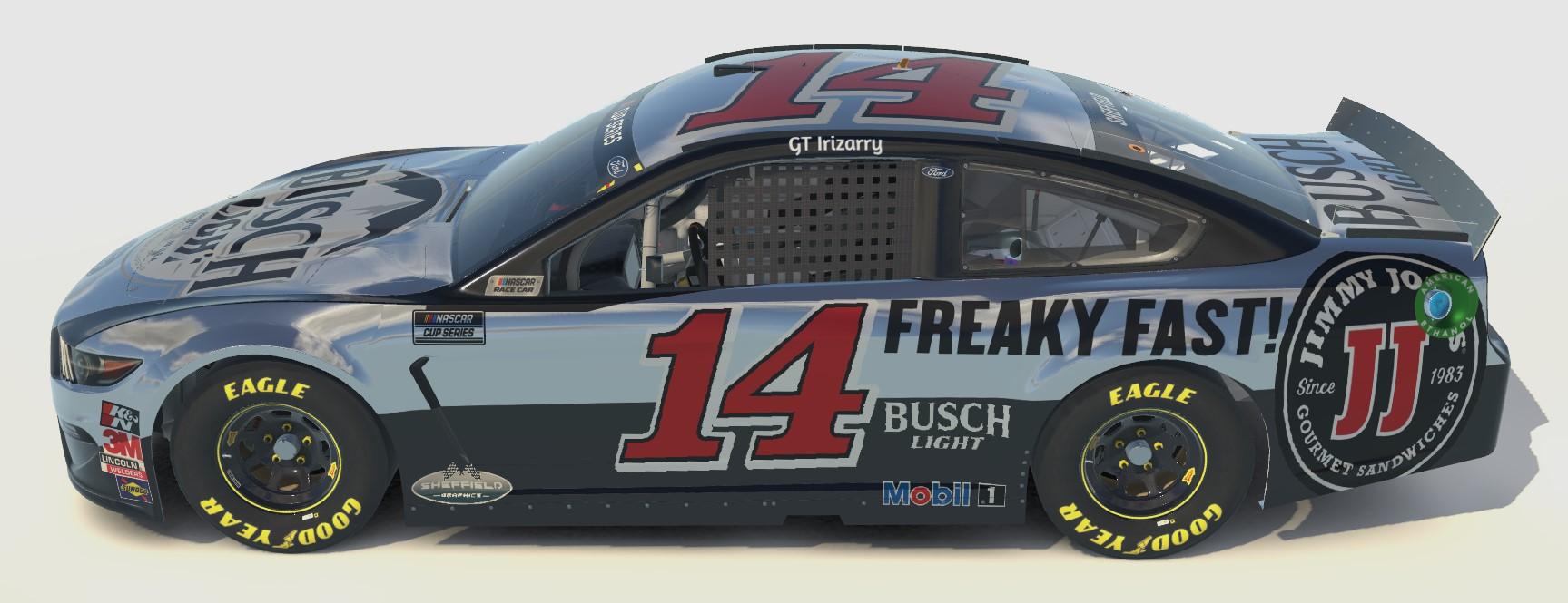 GT Irizarry Busch- Jimmy Johns #14 by Michael Sheffield - Trading Paints