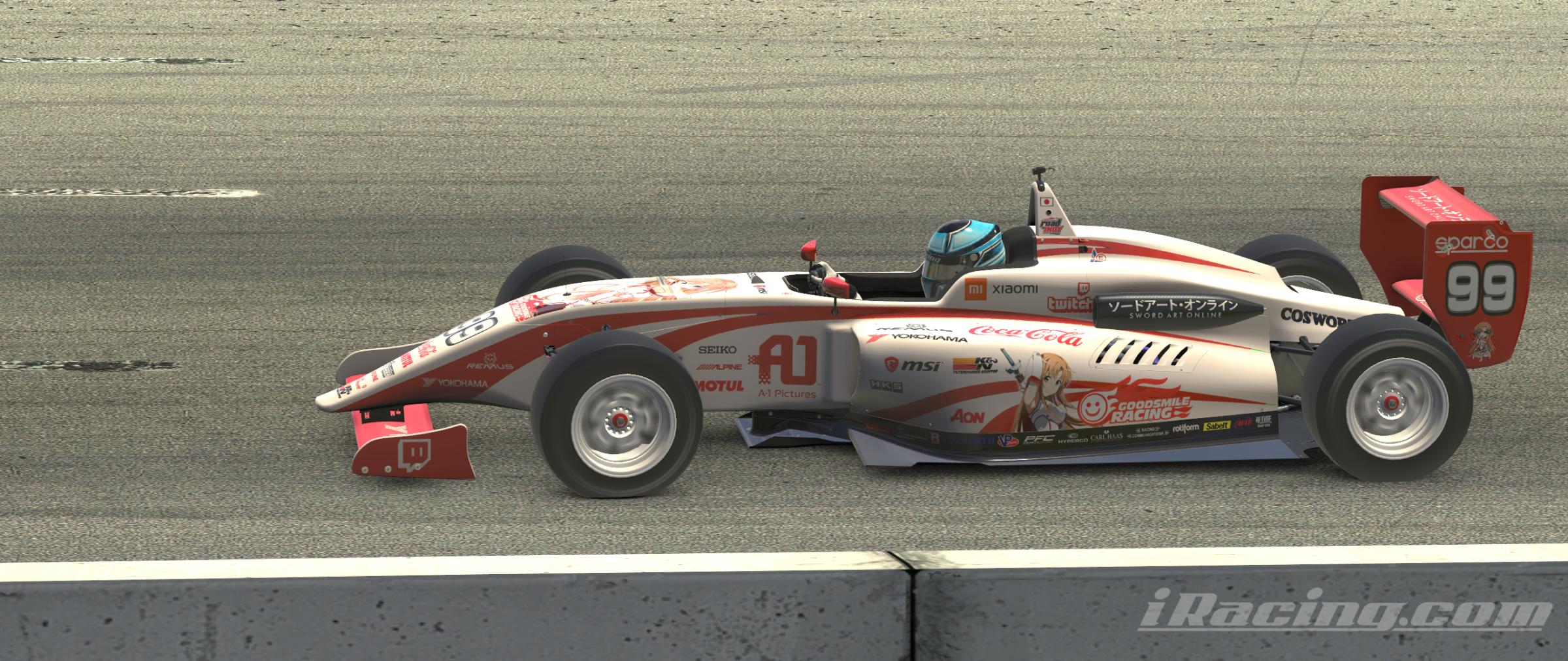 USF 2000 - Goodsmile Racing x Sword Art Online Asuna Fantasy Skin by ...
