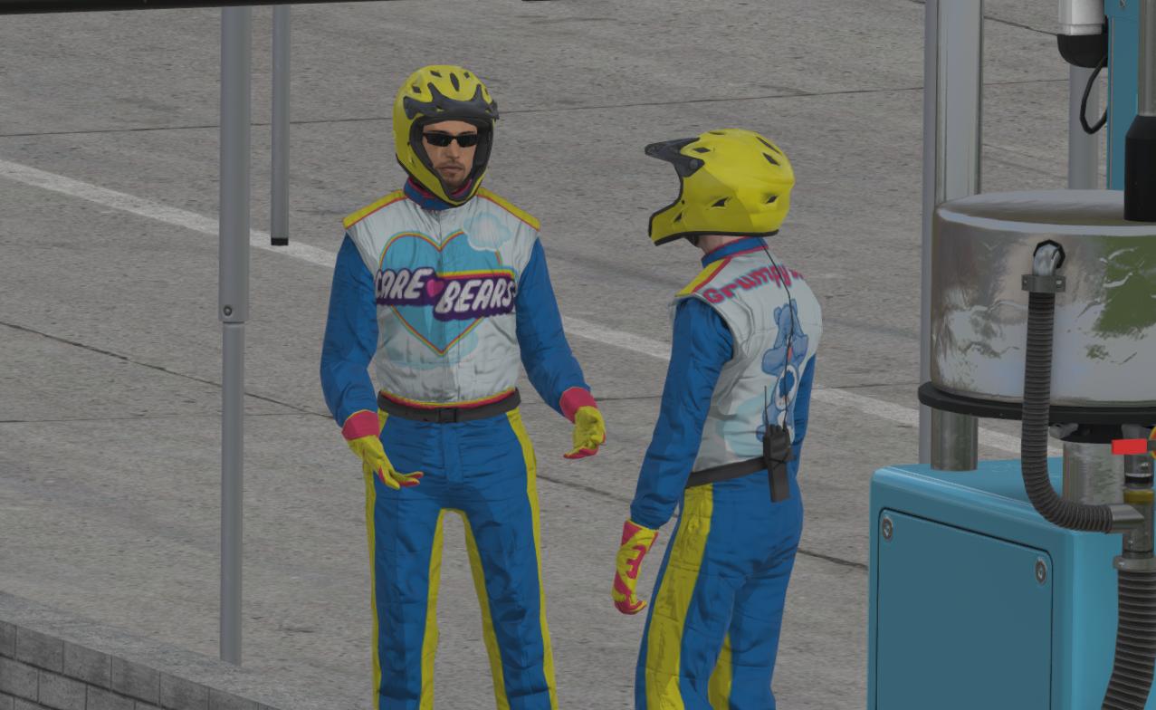 Grumpy Bear Driver Suit by Daniel Kranefuss - Trading Paints