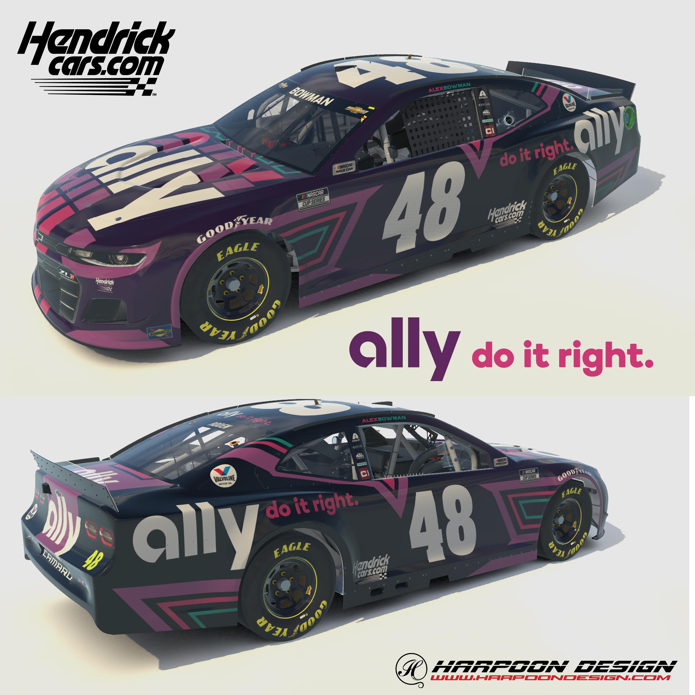 2021 Alex Bowman Ally Bank Camaro ZL1LE by Brantley Roden - Trading Paints