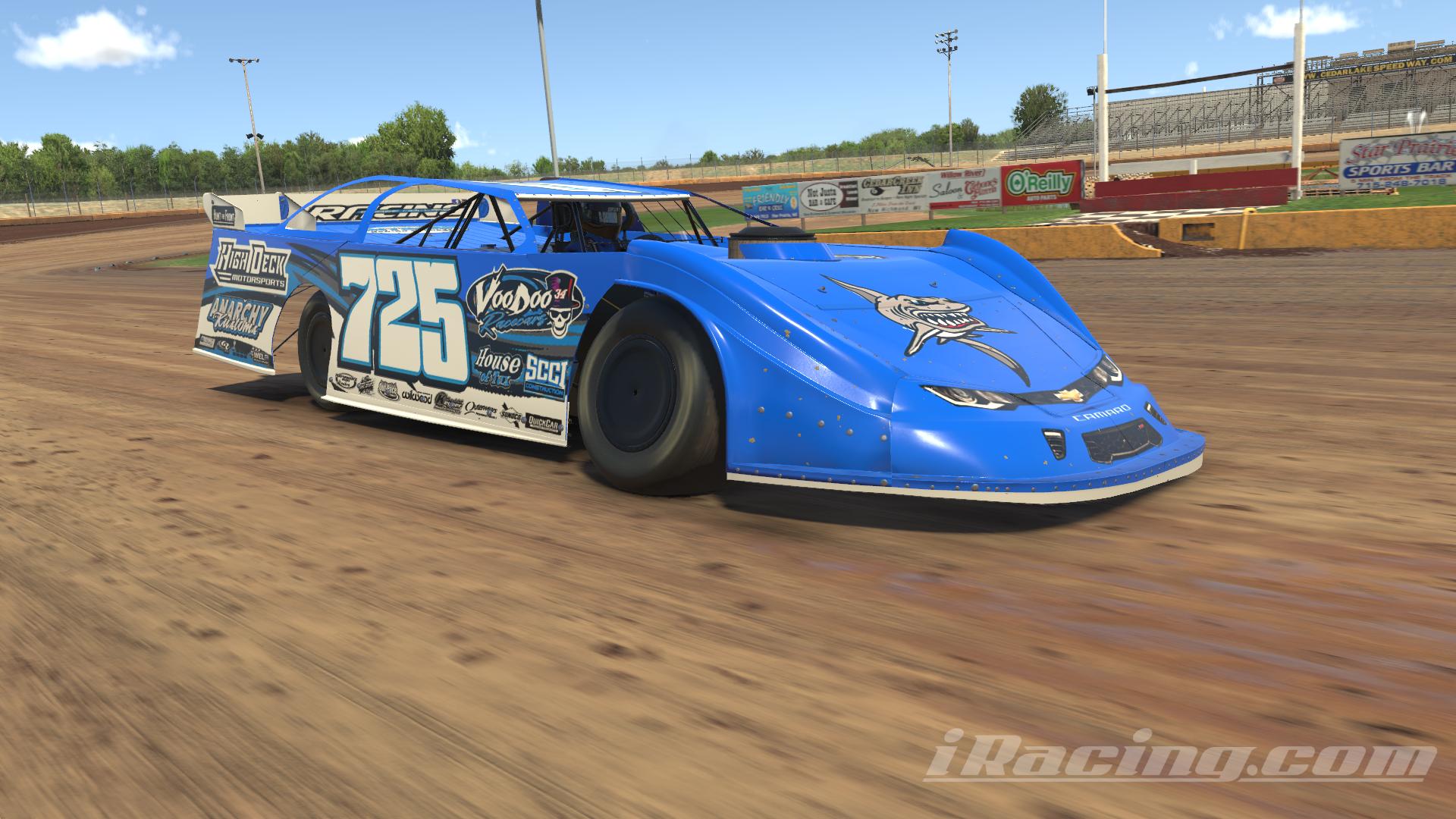 Blue and White 725 by Mikey Drury - Trading Paints