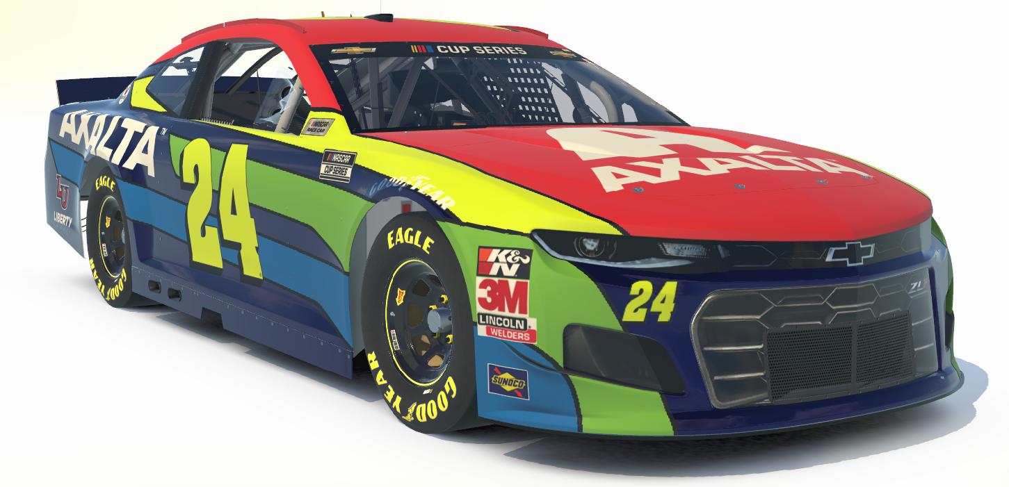 Willaim Byron Blue 2021 Axalta Custom Number by Luke Breitschopf ...