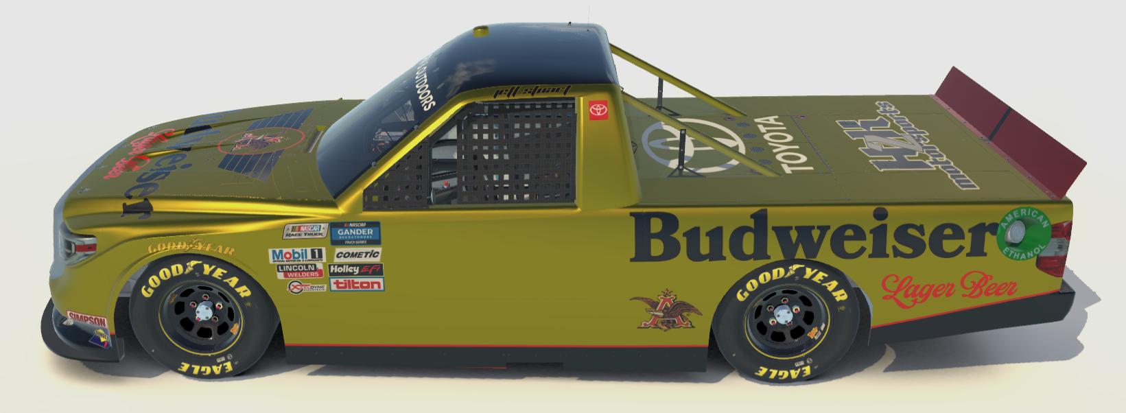 Jeff Stuart Budweiser Tundra by Steven Ayers Jr - Trading Paints