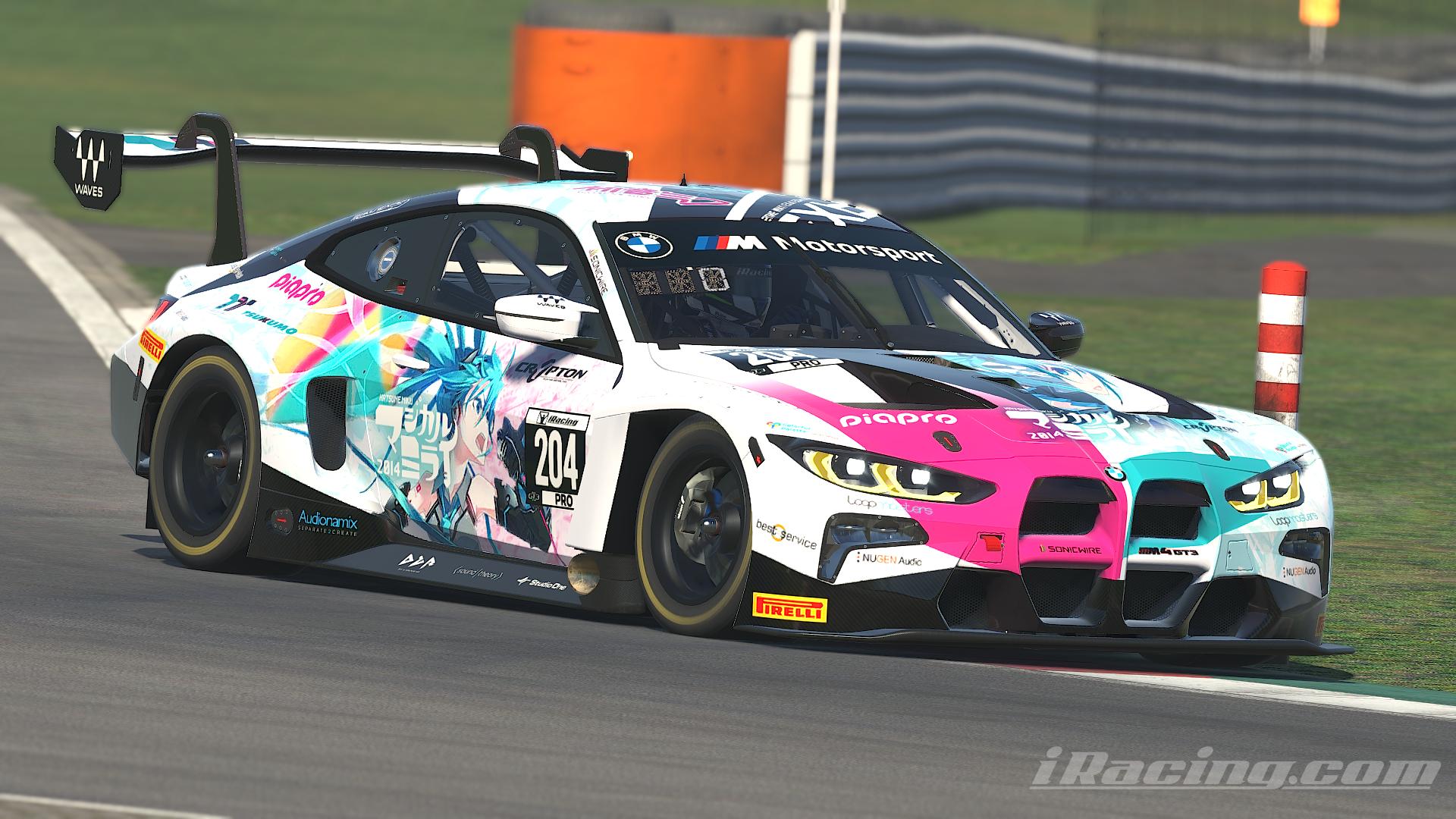 Magical MIRAI Hatsune Miku M4 GT3 by Yusuke Nodake - Trading Paints